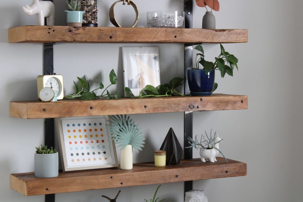 Reclaimed Barn Beam Bookshelf | Legacy Handcraft
