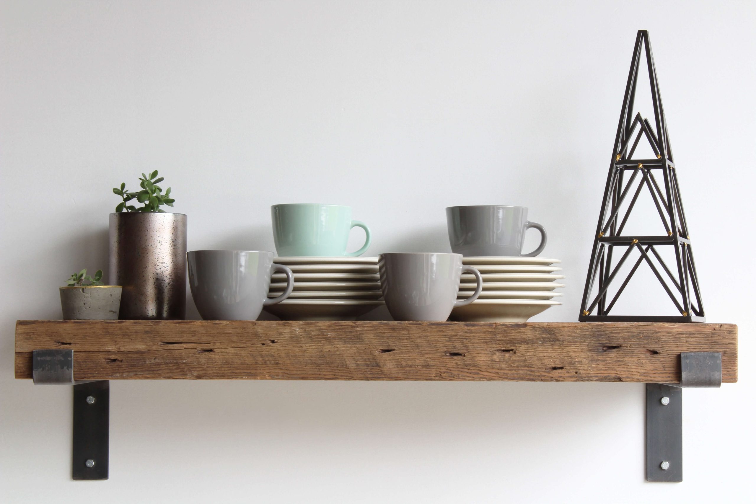 Reclaimed Barn Beam Deep Shelves | Legacy Handcraft