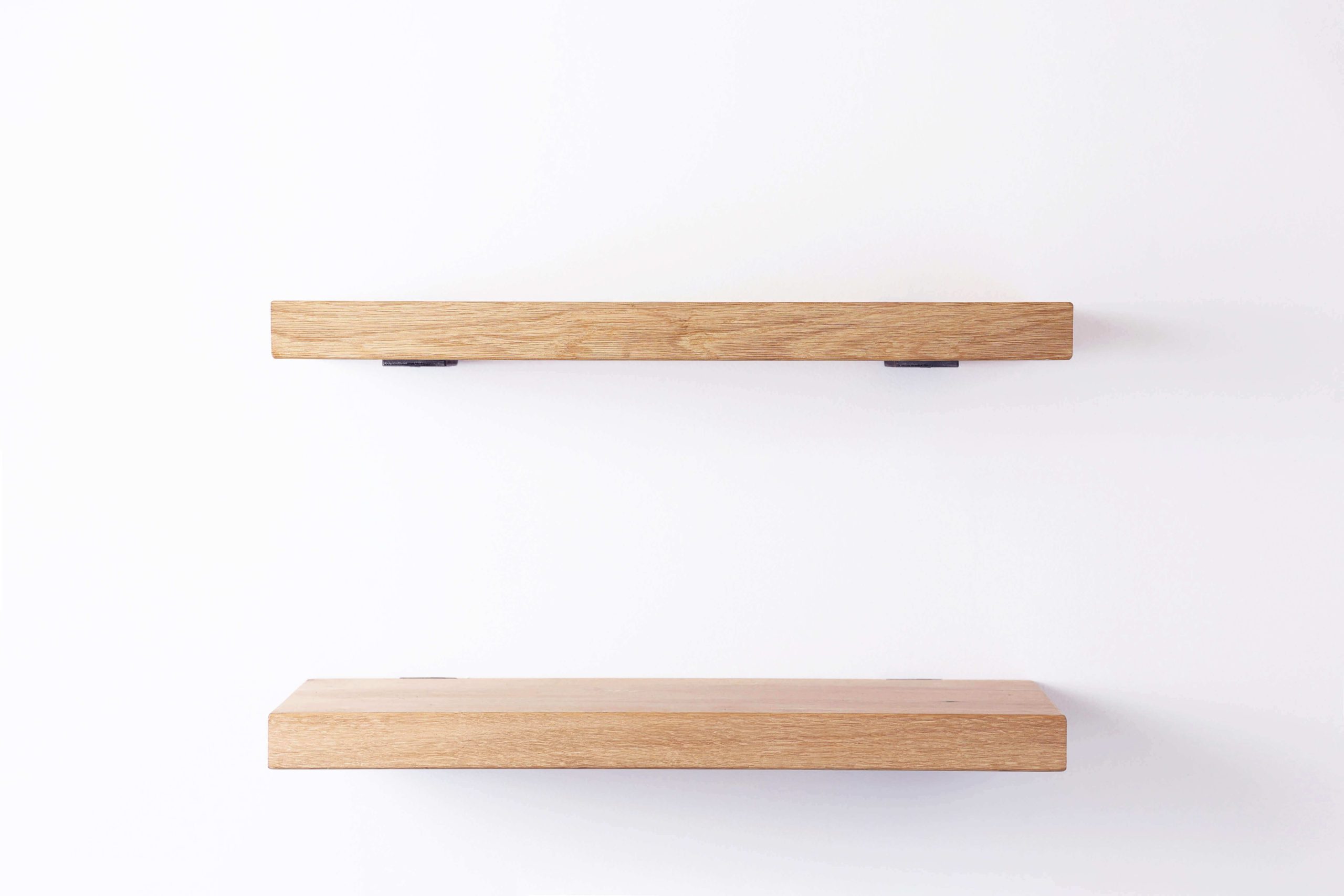 Unfinished White Oak Deep Shelves | Legacy Handcraft